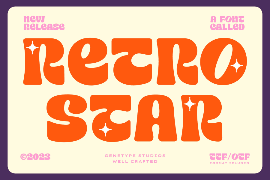 Retro Star Font · 1001 Fonts