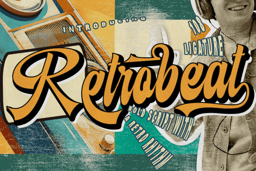 1 Free 80s Script, Funky, Mod Font · 1001 Fonts