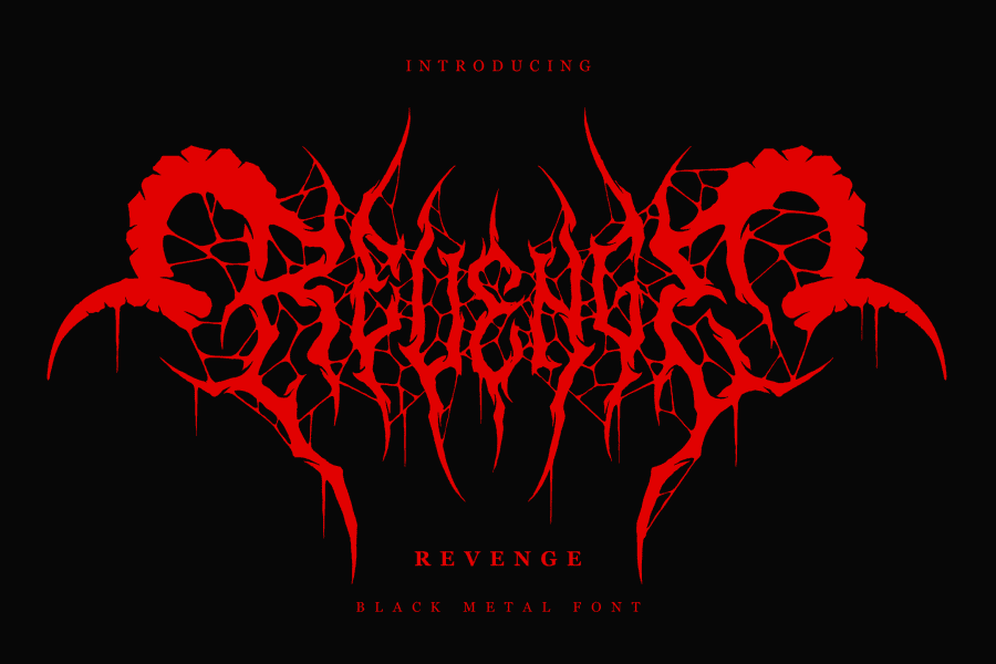 Revenge Demo Font · 1001 Fonts
