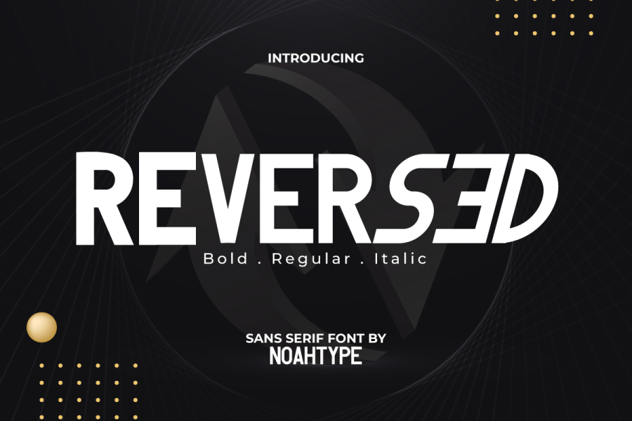 Reversed Demo Font Family · 1001 Fonts