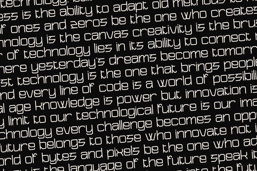 Rexus Cyber DEMO VERSION Font Family · 1001 Fonts