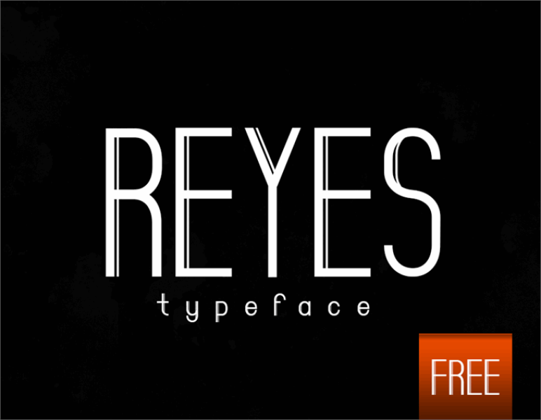 Reyes Font · 1001 Fonts