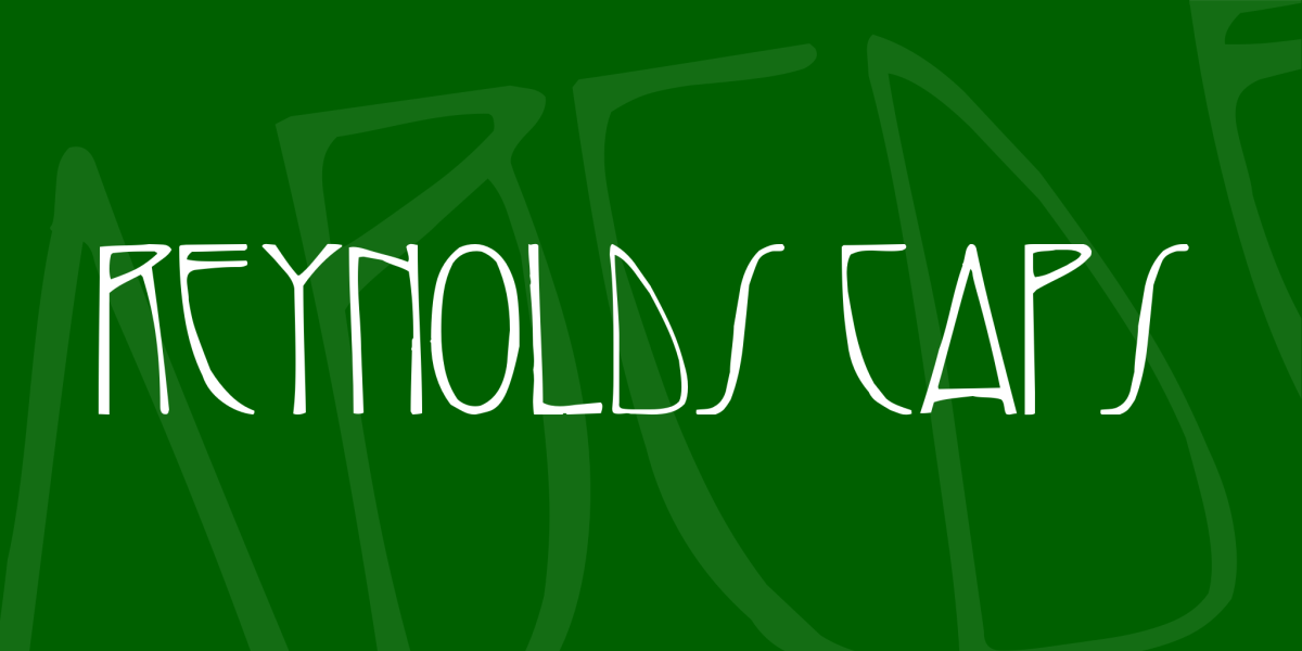 Reynolds Caps Font · 1001 Fonts