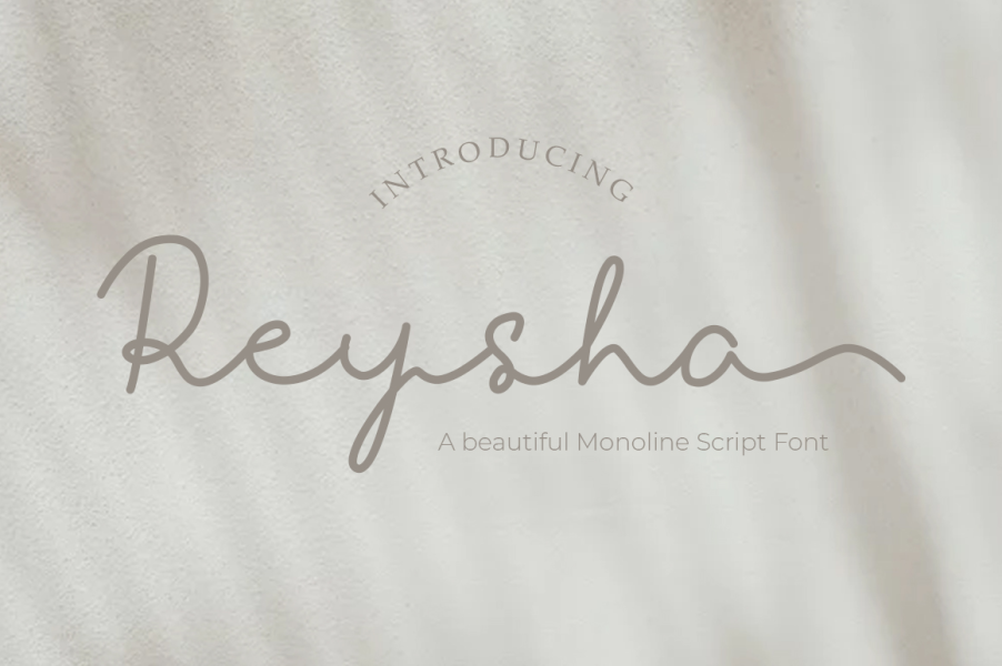 Reysha Font · 1001 Fonts