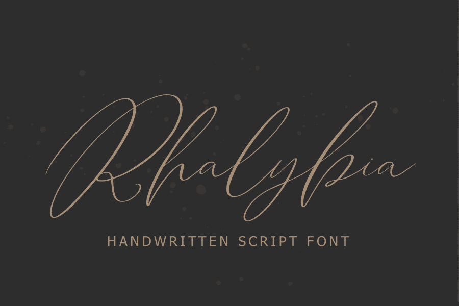 Rhalybia Font · 1001 Fonts