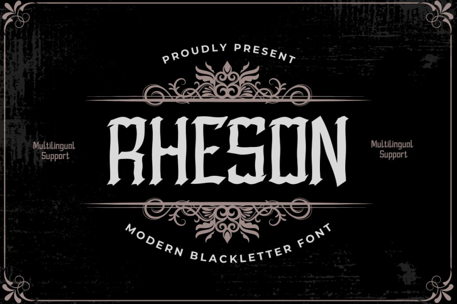 RHESON Font · 1001 Fonts