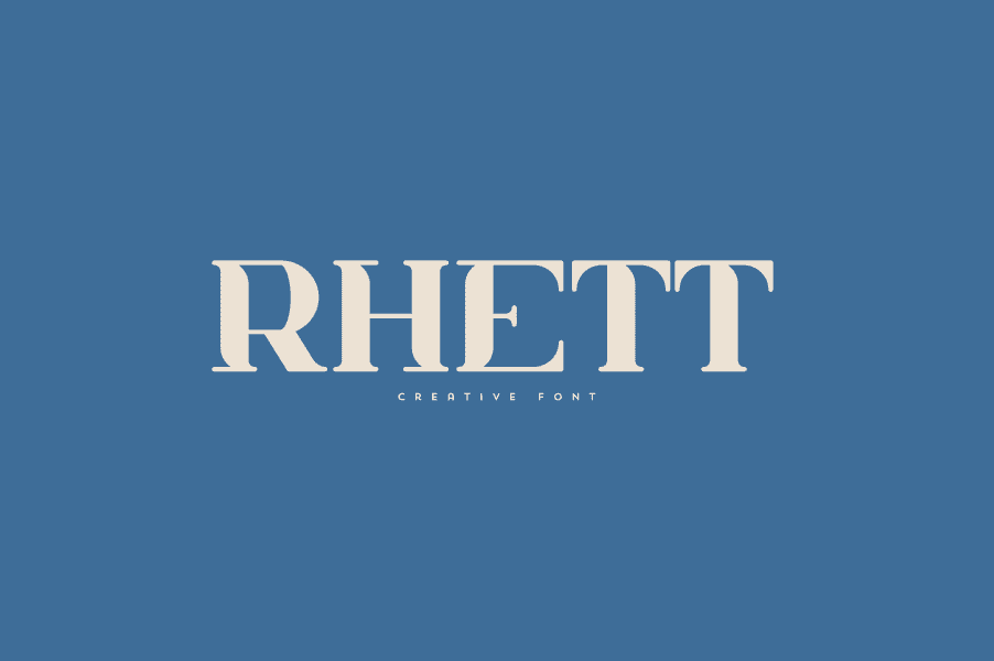Rhett Font · 1001 Fonts