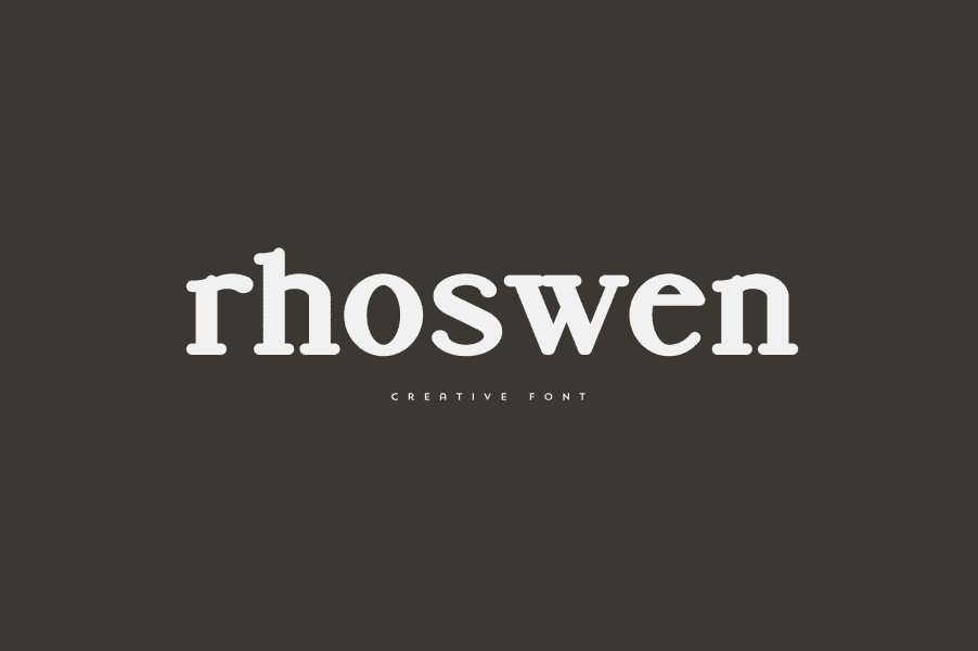 Rhoswen Font · 1001 Fonts