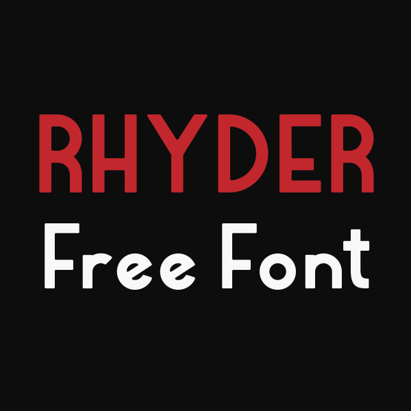 Rhyder Font · 1001 Fonts