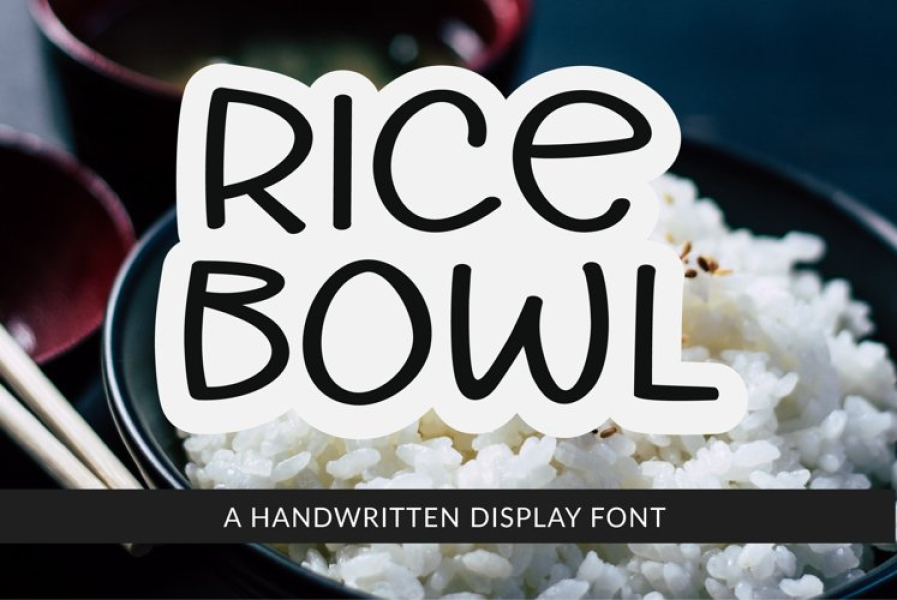 Rice Bowl Font · 1001 Fonts