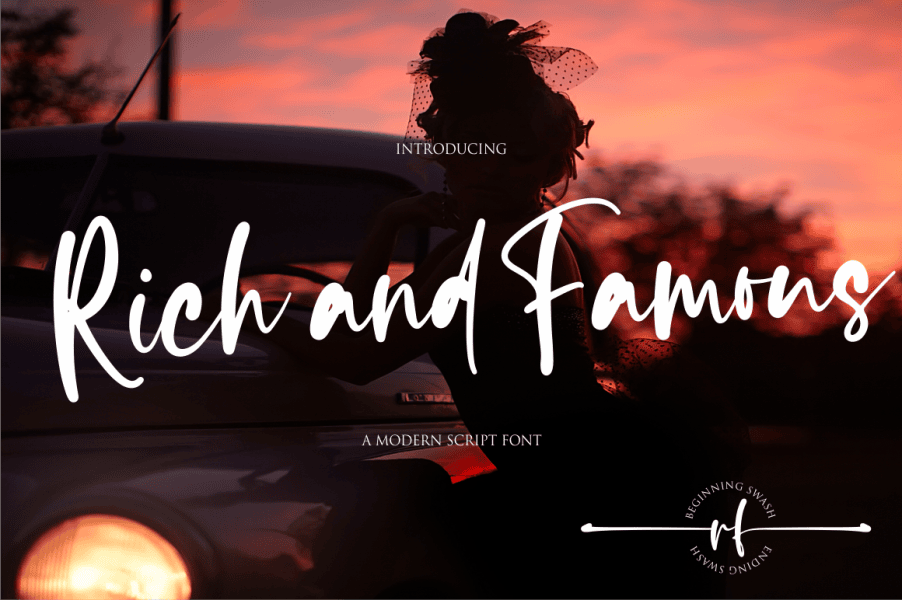 Rich and Famous Font · 1001 Fonts
