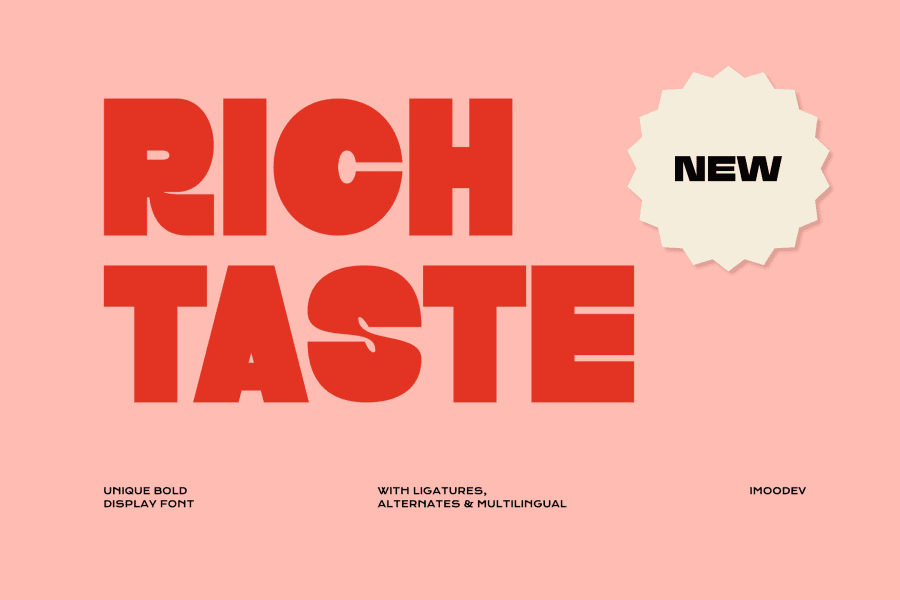 Rich Taste Font · 1001 Fonts