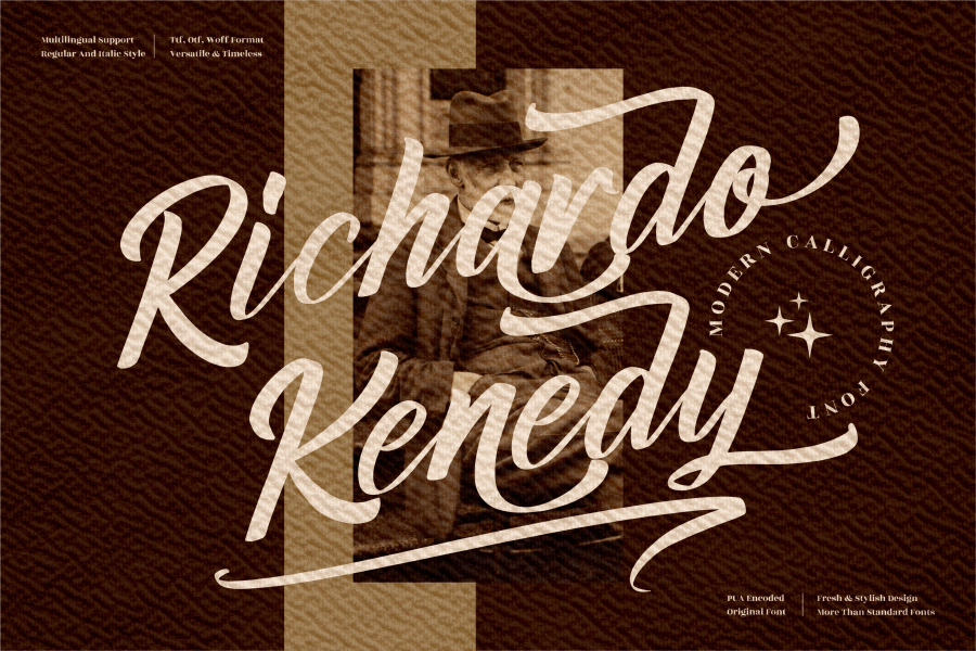 Richardo Kenedy Font Family · 1001 Fonts