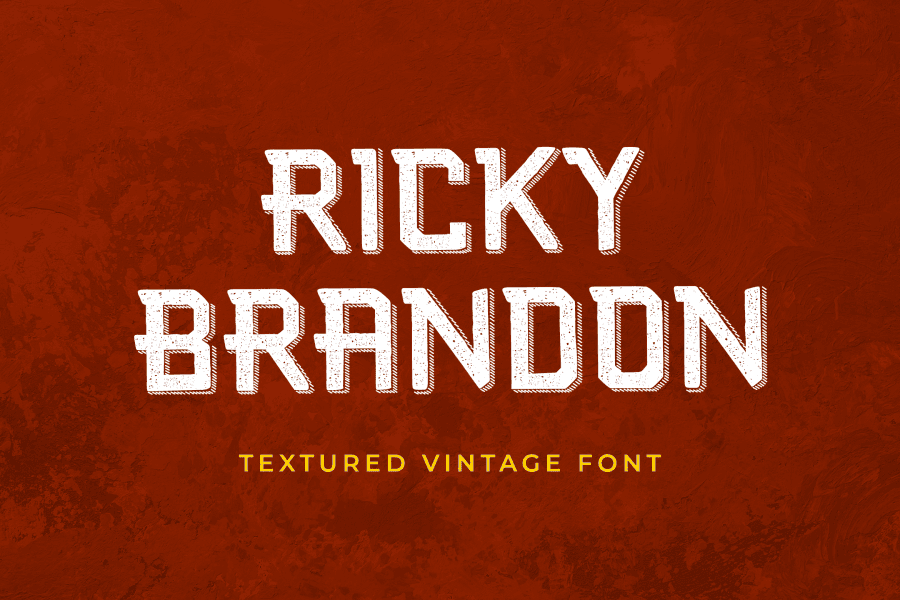 RICKY BRANDON Font · 1001 Fonts