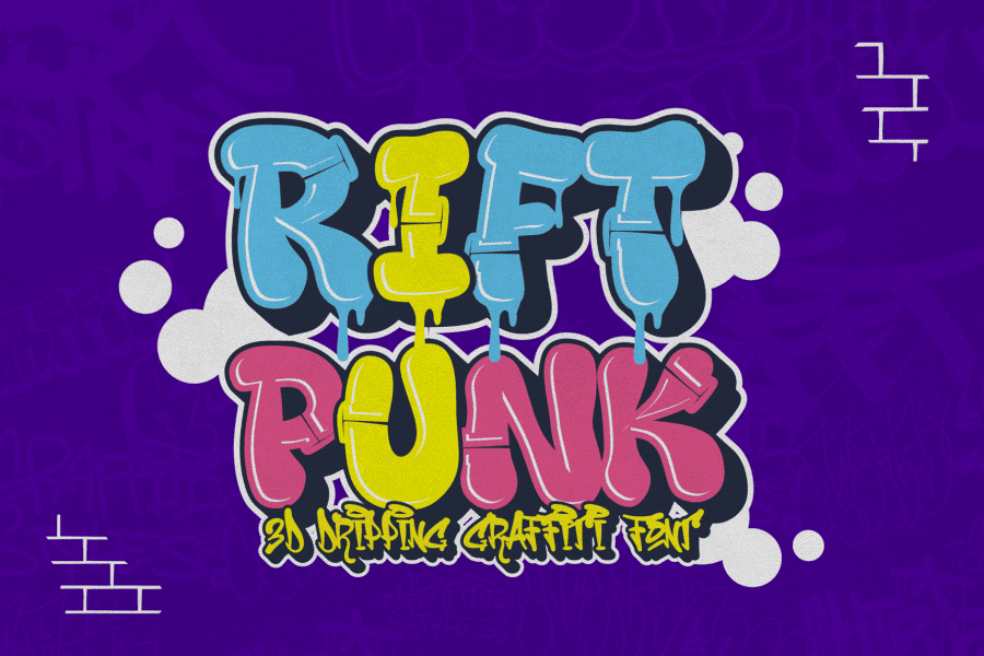 Rift Punk Font Family · 1001 Fonts