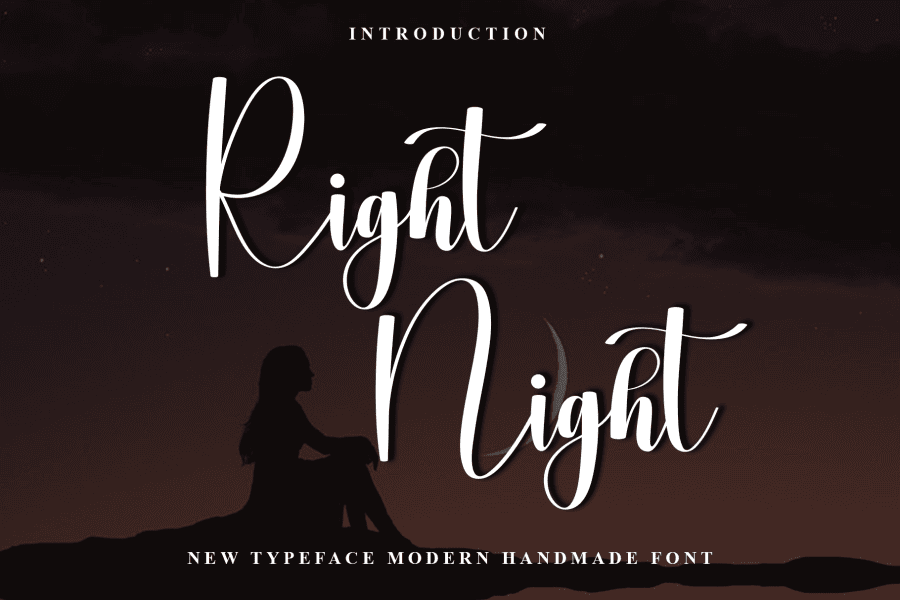 Right Night Font · 1001 Fonts