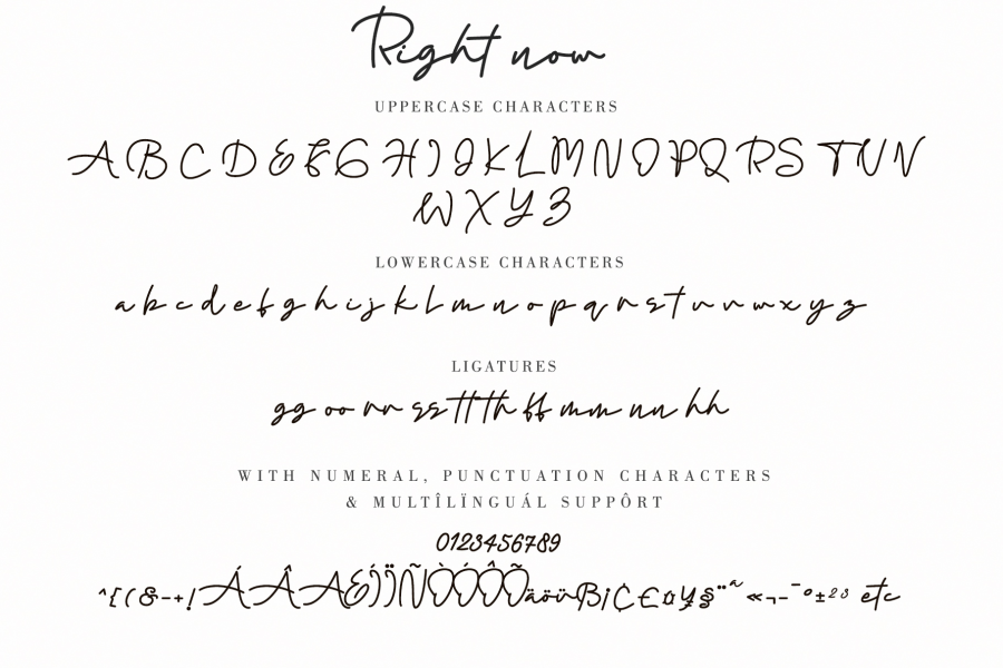 Right now Font · 1001 Fonts