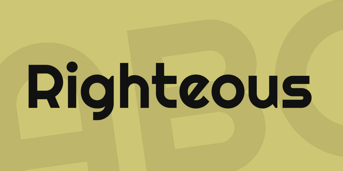 Righteous Font · 1001 Fonts