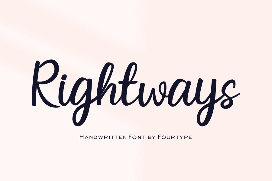 Rightways Font · 1001 Fonts