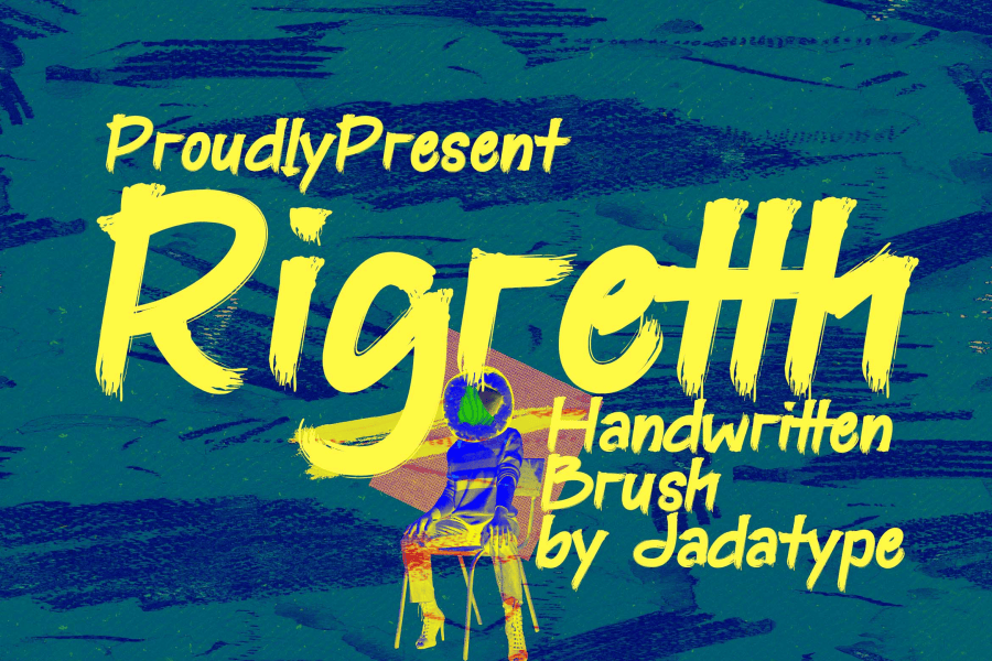 Rigretth Font · 1001 Fonts