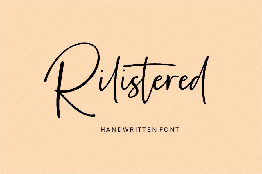 Rilistered Font · 1001 Fonts