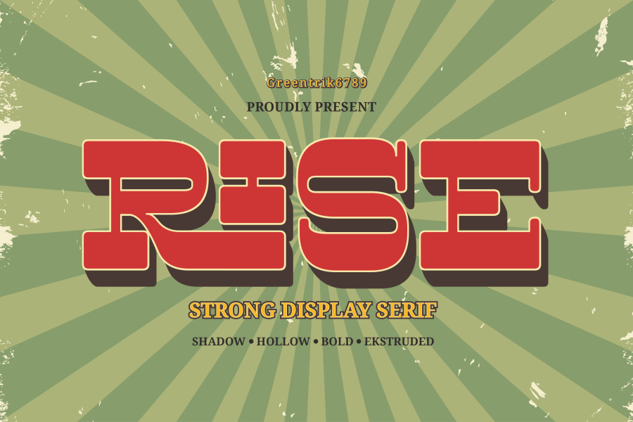 Rise Font Family · 1001 Fonts