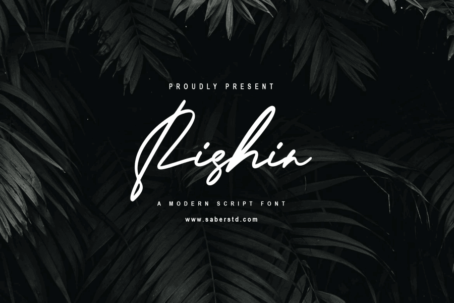 Rishin Font Demo Font · 1001 Fonts