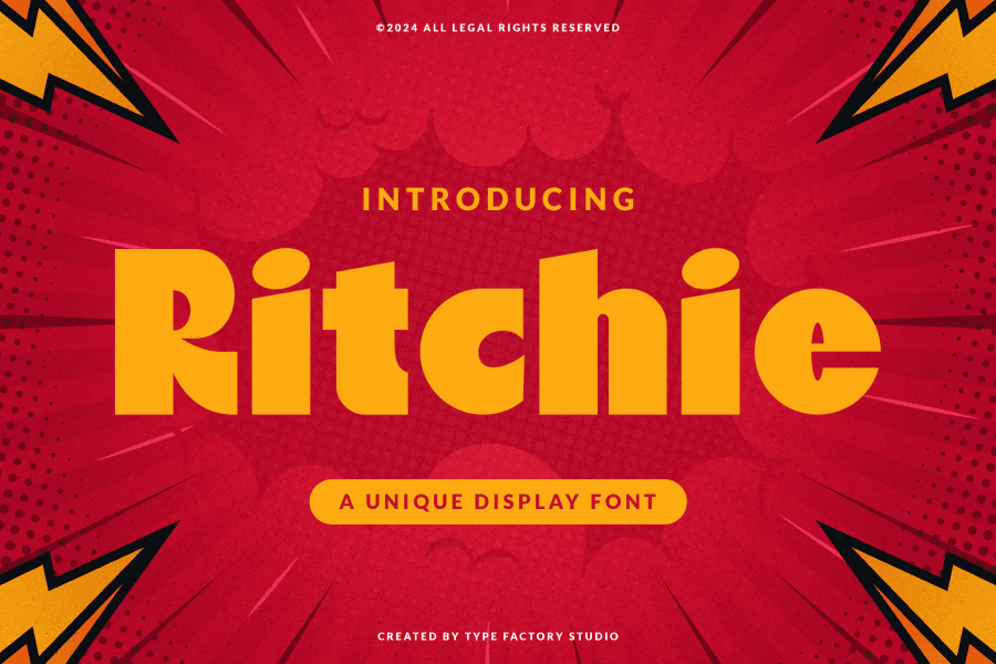 Ritchie Free Trial Font · 1001 Fonts