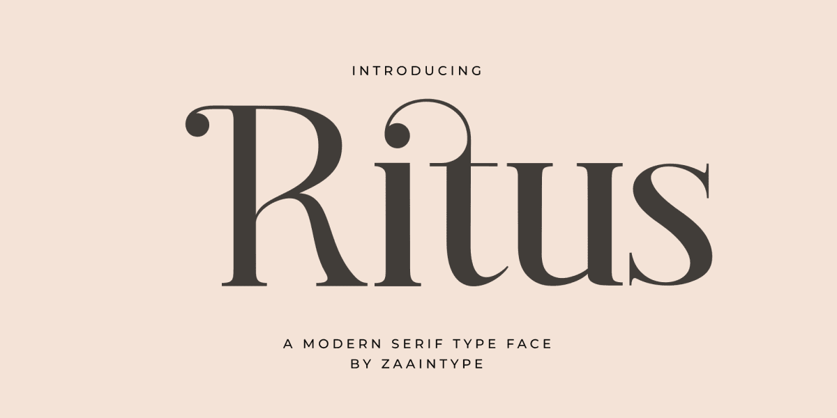 Ritus Font · 1001 Fonts