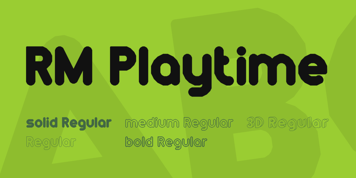 5 Free Mixed Case, Thick Outline Fonts · 1001 Fonts