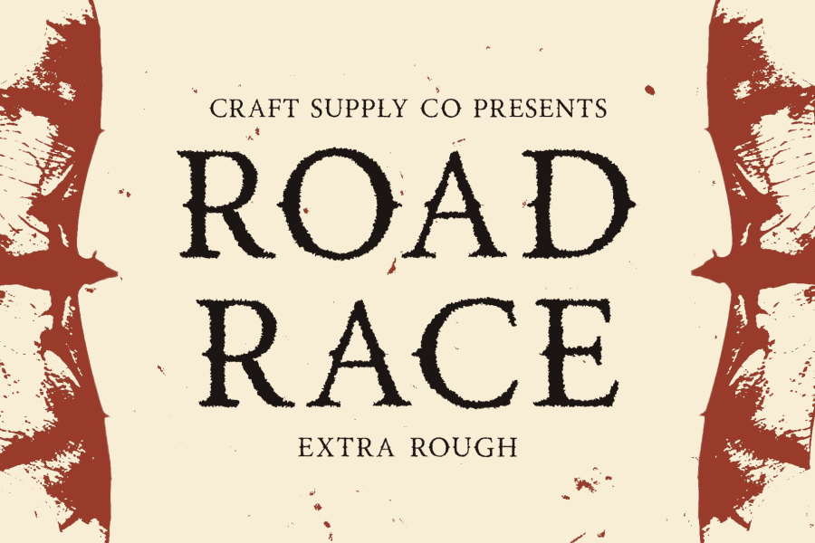 Road Race Extra Rough Demo Font · 1001 Fonts