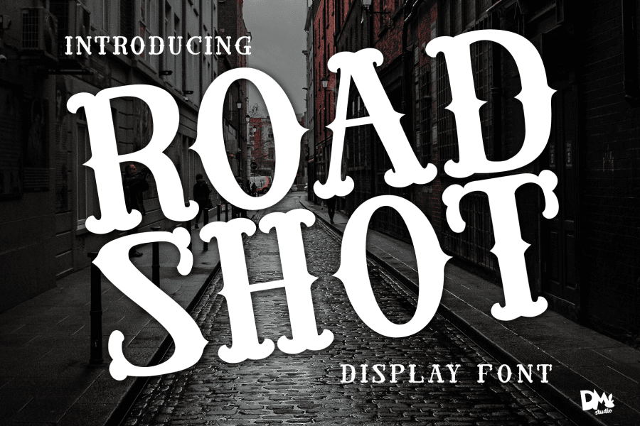 Road Shot Font · 1001 Fonts