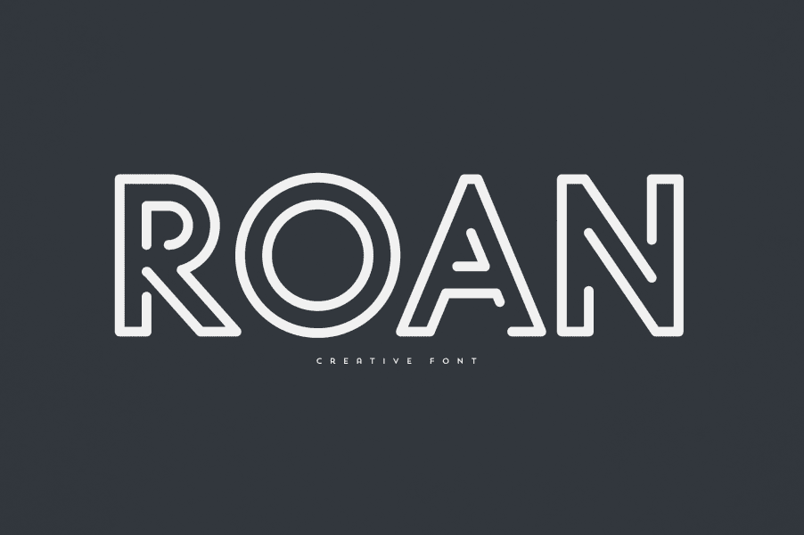 Roan Font · 1001 Fonts