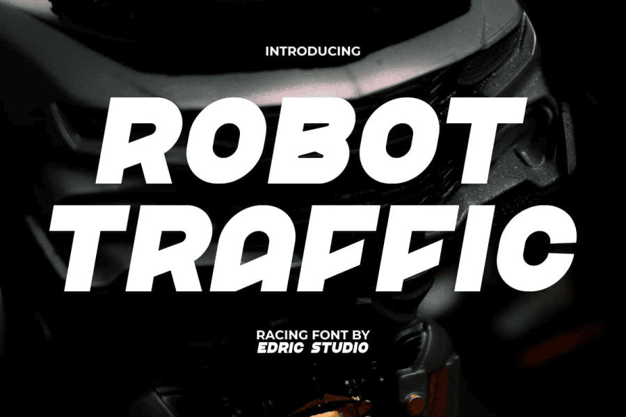 Robot Traffic Demo Font · 1001 Fonts