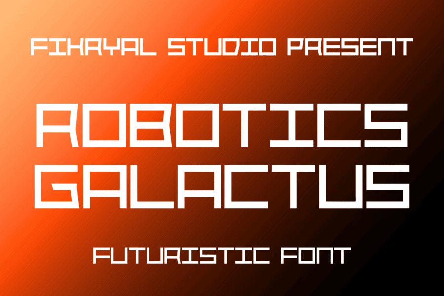Robotics Galactus Font Family · 1001 Fonts