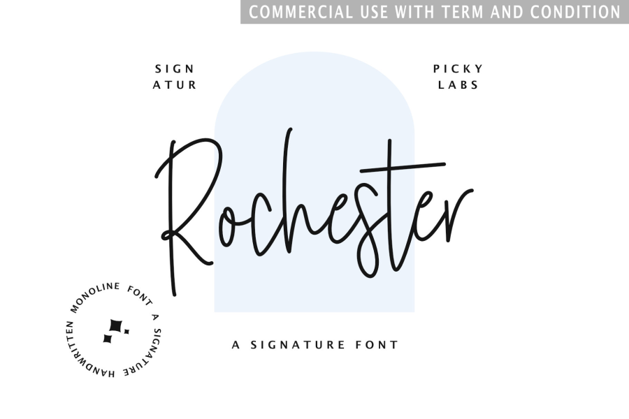 Rochester Signature Font · 1001 Fonts