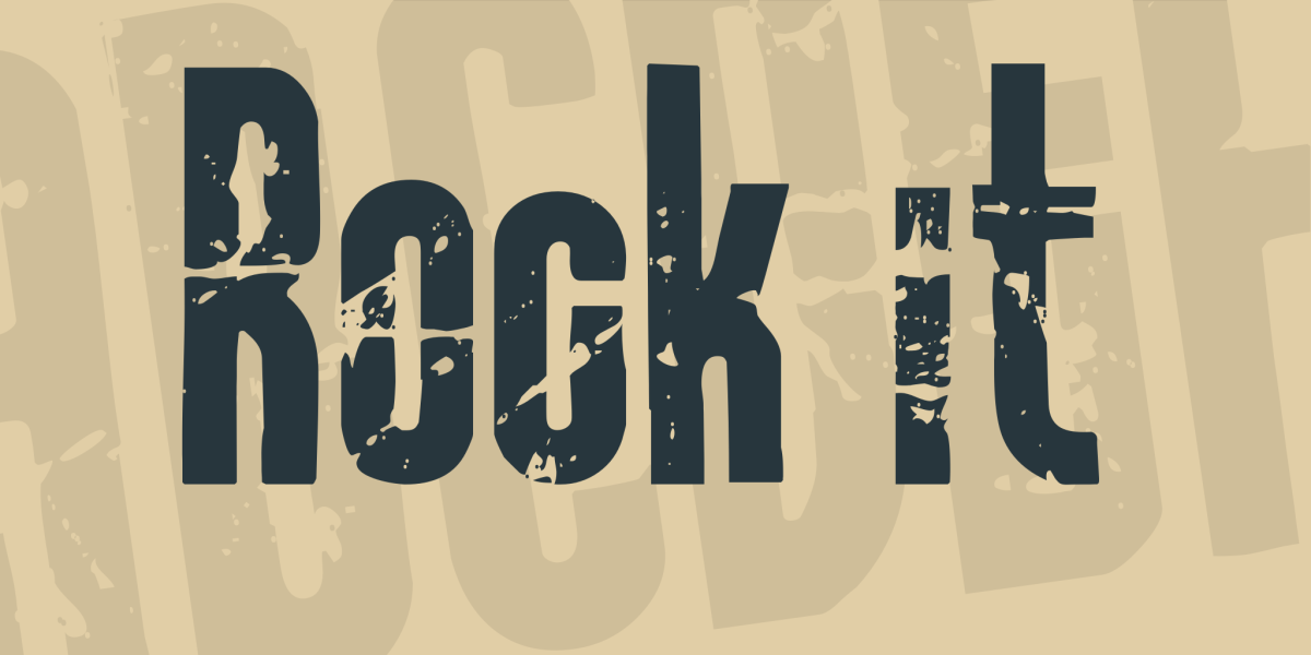 Rock it Font · 1001 Fonts