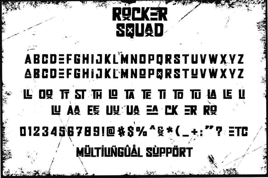 Rocker Squad - Personal use Font · 1001 Fonts