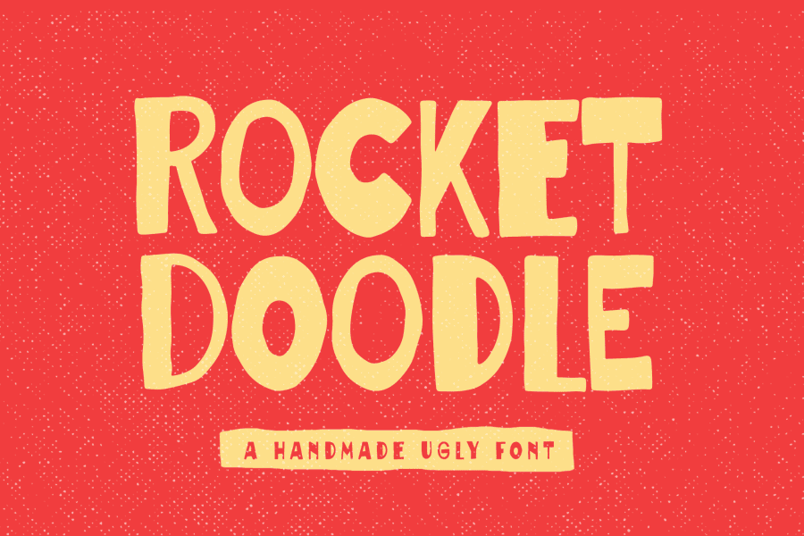 Rocket Doodle Font · 1001 Fonts