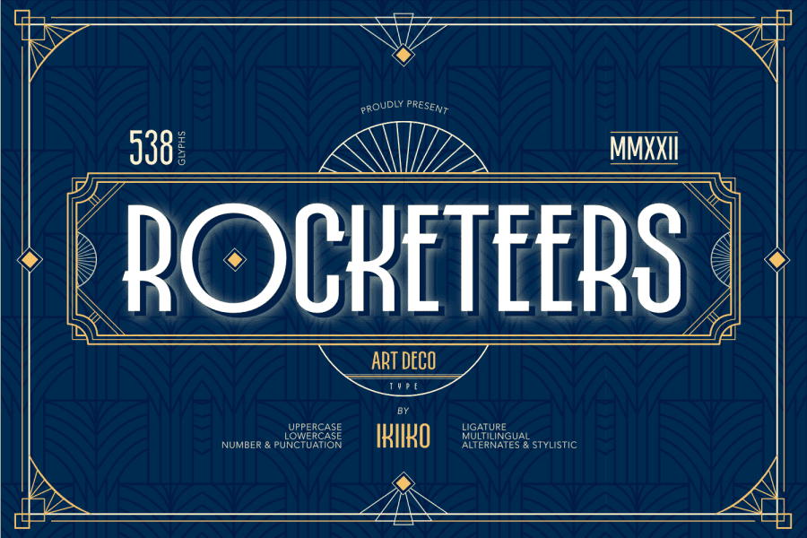 Rocketeers Font · 1001 Fonts