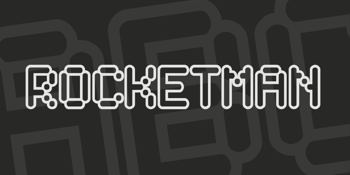 Rocketman Font · 1001 Fonts