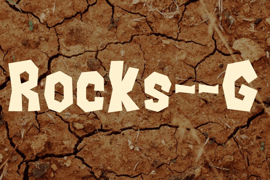 Rocks__G Font · 1001 Fonts
