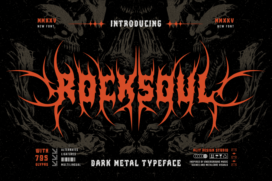 29 Free Spiky Fonts · 1001 Fonts