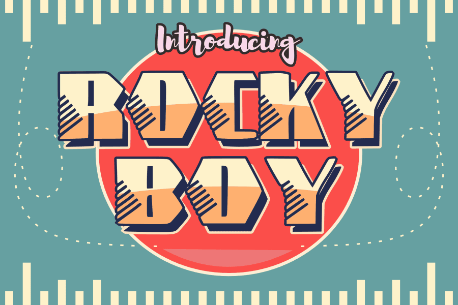Rocky Boy Font · 1001 Fonts