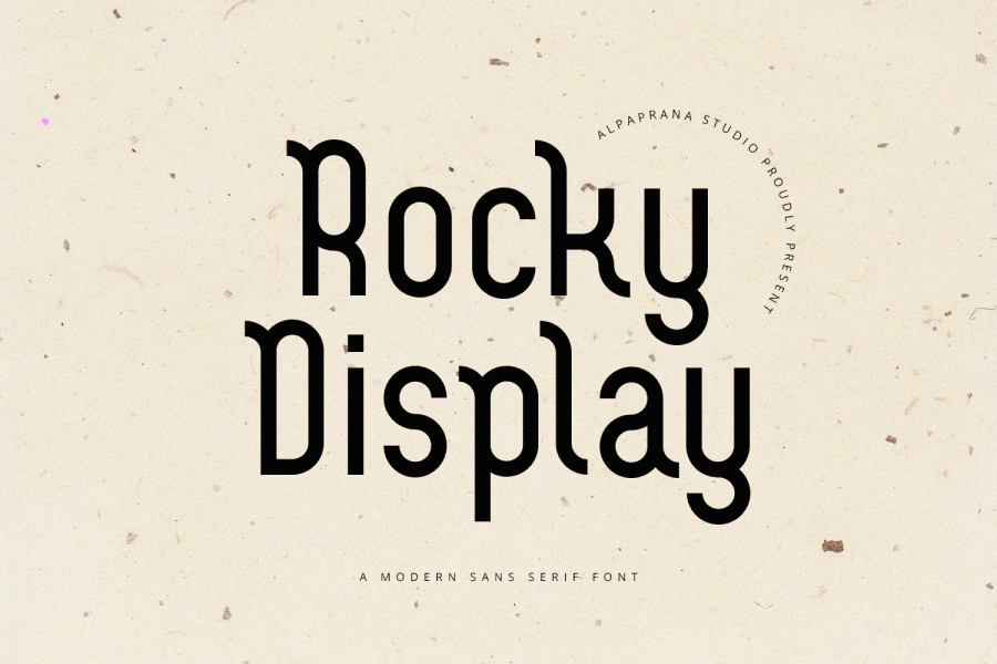 Rocky Display Font · 1001 Fonts