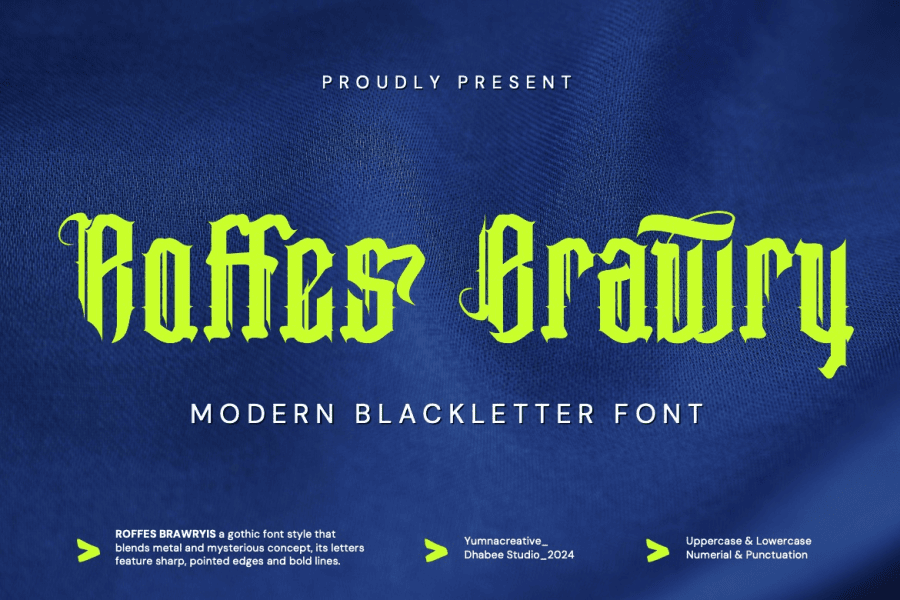 Roffes Brawry Font · 1001 Fonts