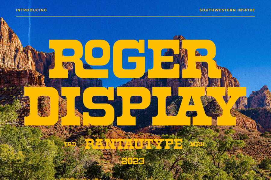Roger Display Font · 1001 Fonts