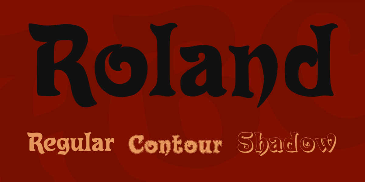 Roland Font Family · 1001 Fonts