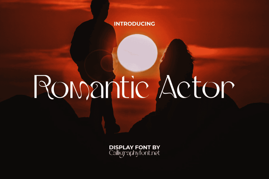 Romantic Actor Demo Font · 1001 Fonts