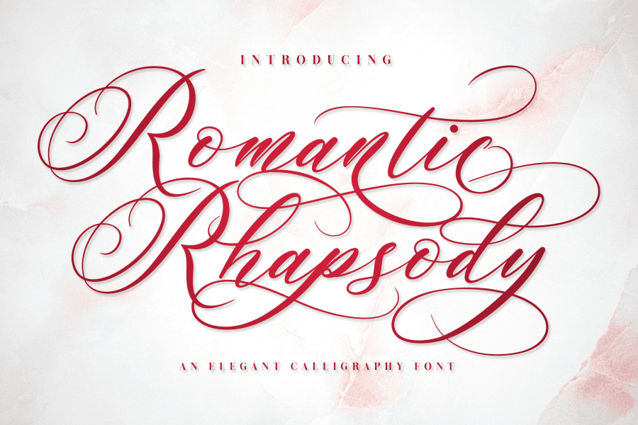 Romantic Rhapsody Font · 1001 Fonts